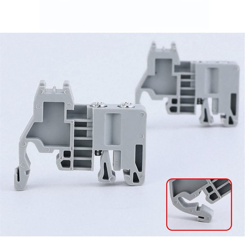 Fielect 35mm 0.2-10mm2 E/UK DIN Rail Mount Fuse Holder Terminal Block ...