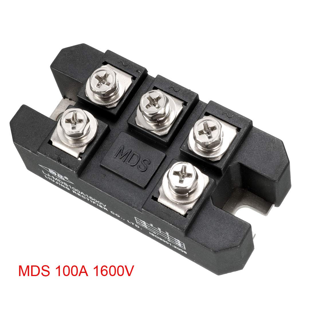 uxcell MDS 100A 1600V 5 Terminals Full Wave Diode Module Three Phase ...